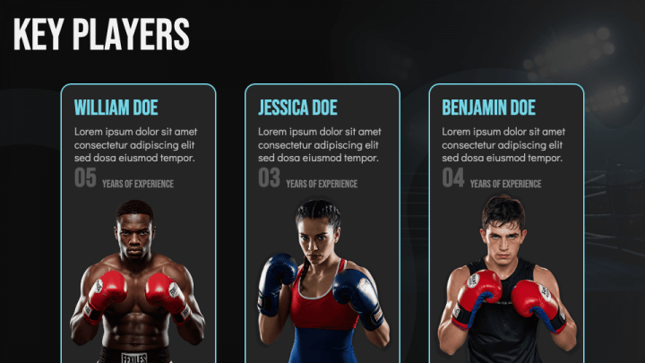 Free - Boxing Theme for PowerPoint and Google Slides - PPT Slides