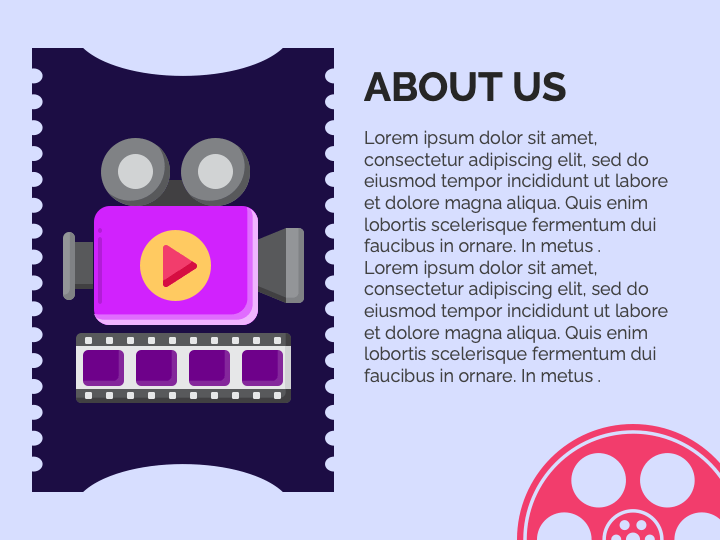 Filmmaking Theme for PowerPoint and Google Slides - PPT Slides