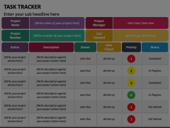 Task Tracker PowerPoint Template PPT Slides, 44% OFF