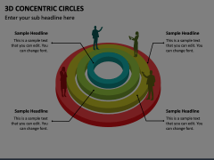 3D Concentric Circles for PowerPoint and Google Slides - PPT Slides