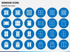 Window Icons for PowerPoint and Google Slides - PPT Slides