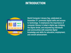 Free - World Computer Literacy Day PowerPoint Template and Google ...