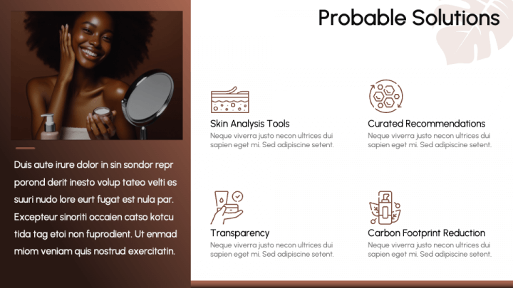 Skin Care Brand Pitch Deck for PowerPoint and Google Slides - PPT Slides