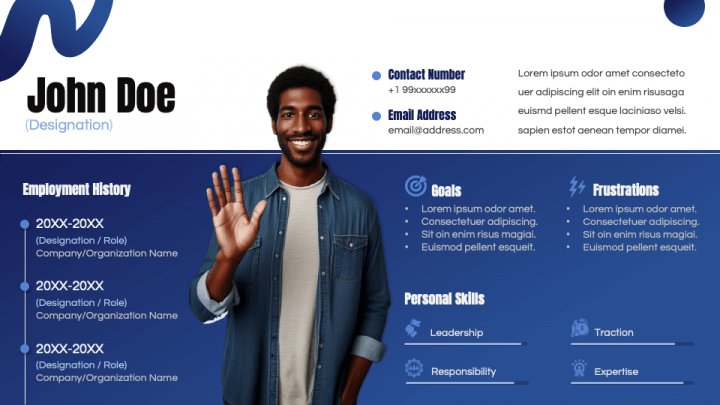 Free - Biography Slides for PowerPoint and Google Slides - PPT Slides