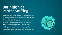 Packet Sniffing PowerPoint and Google Slides Template - PPT Slides