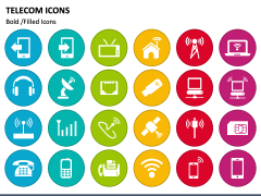 Telecom Icons for PowerPoint and Google Slides - PPT Slides