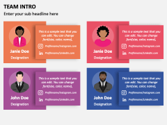 Free Team Intro PowerPoint and Google Slides Template - PPT Slides