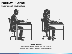People with Laptop Illustration for PowerPoint and Google Slides - PPT ...