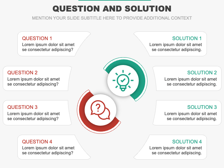 Question and Solution PowerPoint and Google Slides Template - PPT Slides