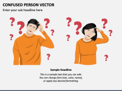 Confused Person Vector for PowerPoint and Google Slides - PPT Slides