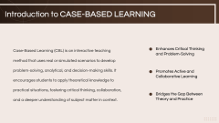 Case-Based Learning PowerPoint and Google Slides Template - PPT Slides