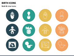 Birth Icons for PowerPoint and Google Slides - PPT Slides