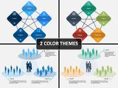 Non Hierarchical Org Chart PowerPoint and Google Slides Template - PPT ...