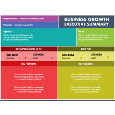 Business Plan Executive Summary PowerPoint Template and Google Slides Theme