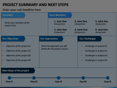 Project Summary And Next Steps PowerPoint and Google Slides Template ...