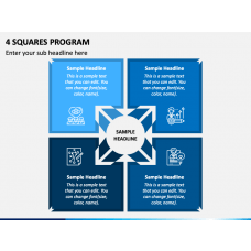 4 Squares PowerPoint
