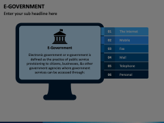 E-Government PowerPoint and Google Slides Template - PPT Slides