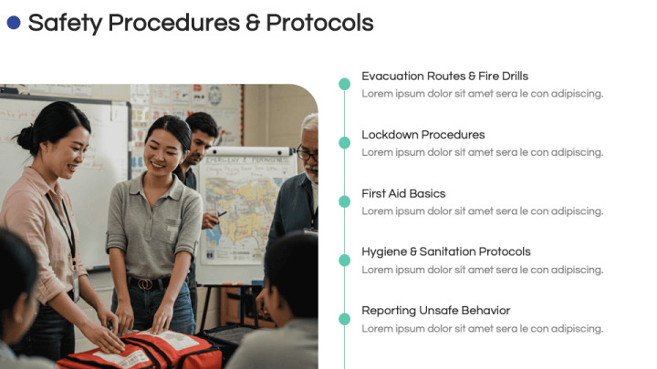 Safety Training for School PowerPoint and Google Slides Template - PPT ...