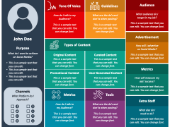 Social Media Canvas PowerPoint and Google Slides Template - PPT Slides