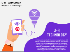 Li-Fi Technology PowerPoint and Google Slides Template - PPT Slides