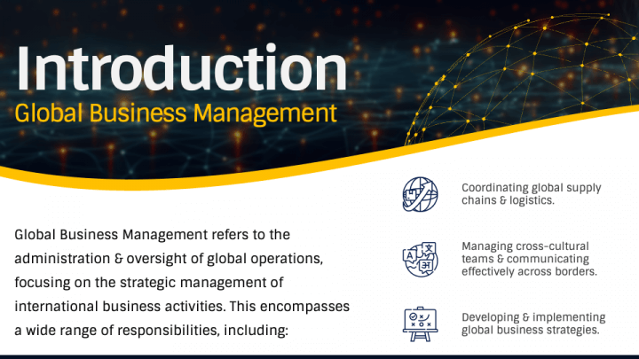 Global Business Management PowerPoint and Google Slides Template - PPT ...