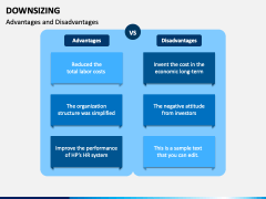 Downsizing PowerPoint and Google Slides Template - PPT Slides