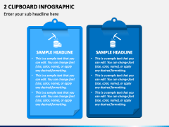 2 Clipboard Infographic PowerPoint Template and Google Slides Theme