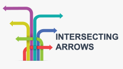 Intersecting Arrows for PowerPoint and Google Slides - PPT Slides
