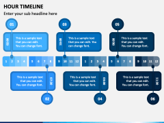 Hour Timeline PowerPoint and Google Slides Template - PPT Slides