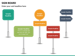 Sign Board PowerPoint Template | SketchBubble