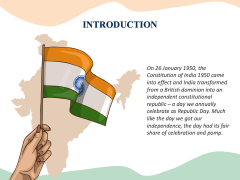 Free Republic Day of India PowerPoint Template and Google Slides Theme