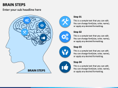 Brain Steps PowerPoint and Google Slides Template - PPT Slides