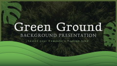 Free - Green Ground Background Theme for PowerPoint and Google Slides ...
