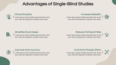 Single-Blind Study PowerPoint and Google Slides Template - PPT Slides