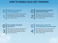 Blue-Sky Thinking PowerPoint Template and Google Slides Theme - PPT Slides