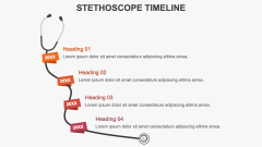 Stethoscope Timeline PowerPoint and Google Slides Template - PPT Slides