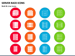 Server Rack Icons for PowerPoint and Google Slides - PPT Slides