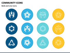 Community Icons for PowerPoint and Google Slides - PPT Slides