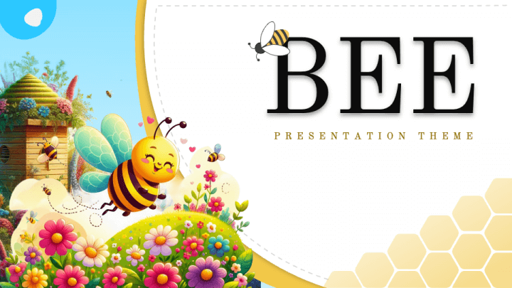 Free - Bee Theme for PowerPoint and Google Slides - PPT Slides