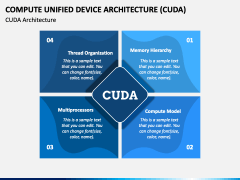 Compute Unified Device Architecture (CUDA) PowerPoint and Google Slides Template