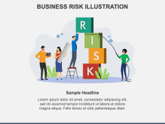 Business Risk Illustration for PowerPoint and Google Slides - PPT Slides