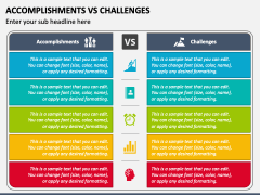 Accomplishments Vs Challenges PowerPoint and Google Slides Template ...