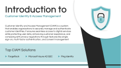 Customer Identity and Access Management PowerPoint and Google Slides Template - PPT Slides