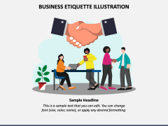Business Etiquette Illustration for PowerPoint and Google Slides - PPT ...