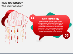 Rain Technology PowerPoint and Google Slides Template - PPT Slides