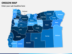 Oregon Map for PowerPoint and Google Slides - PPT Slides