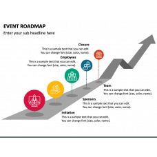 Workstream Roadmap PowerPoint Template - PPT Slides | SketchBubble