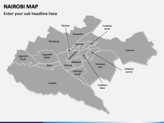 Nairobi Map for PowerPoint and Google Slides - PPT Slides