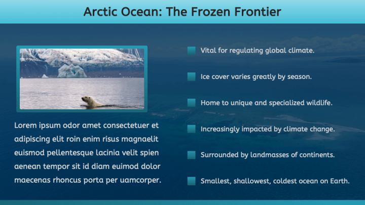 Free - 5 Oceans of The World PowerPoint and Google Slides Template ...