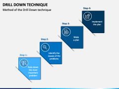 Drill Down Technique PowerPoint and Google Slides Template - PPT Slides
